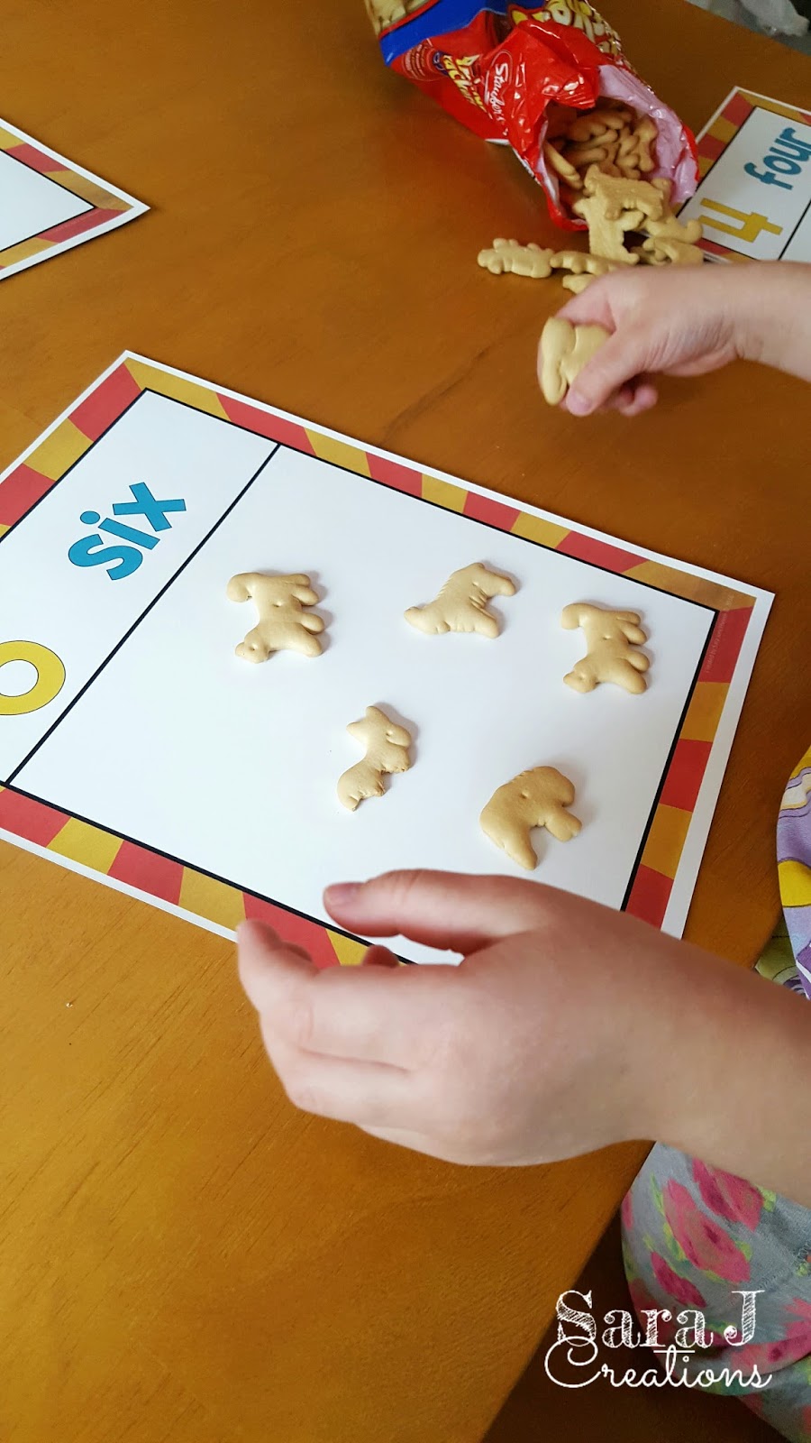 Circus Themed Counting Practice | Sara J Creations