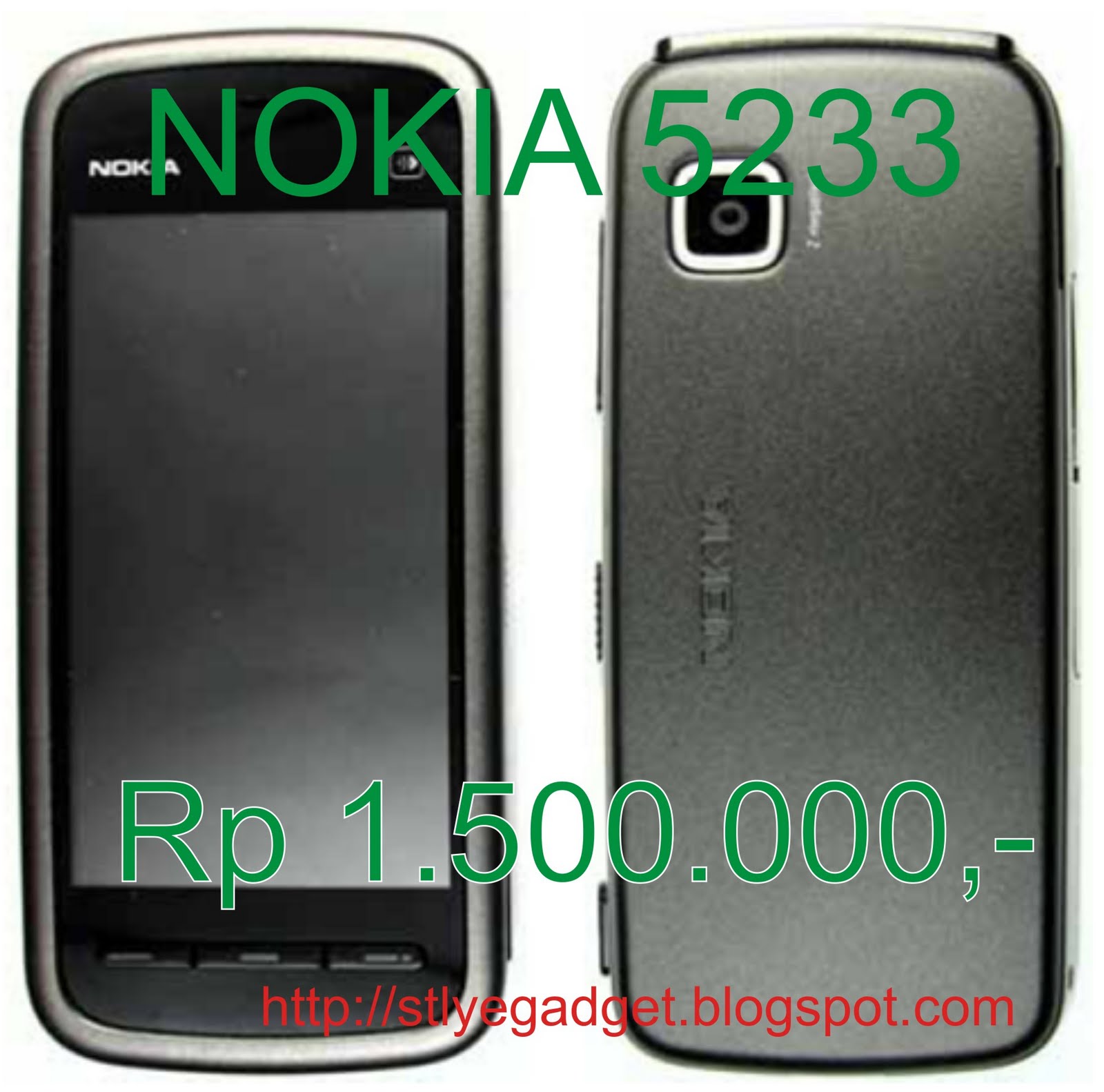 Jual HP Nokia 5233 ~ STYLE GADGET
