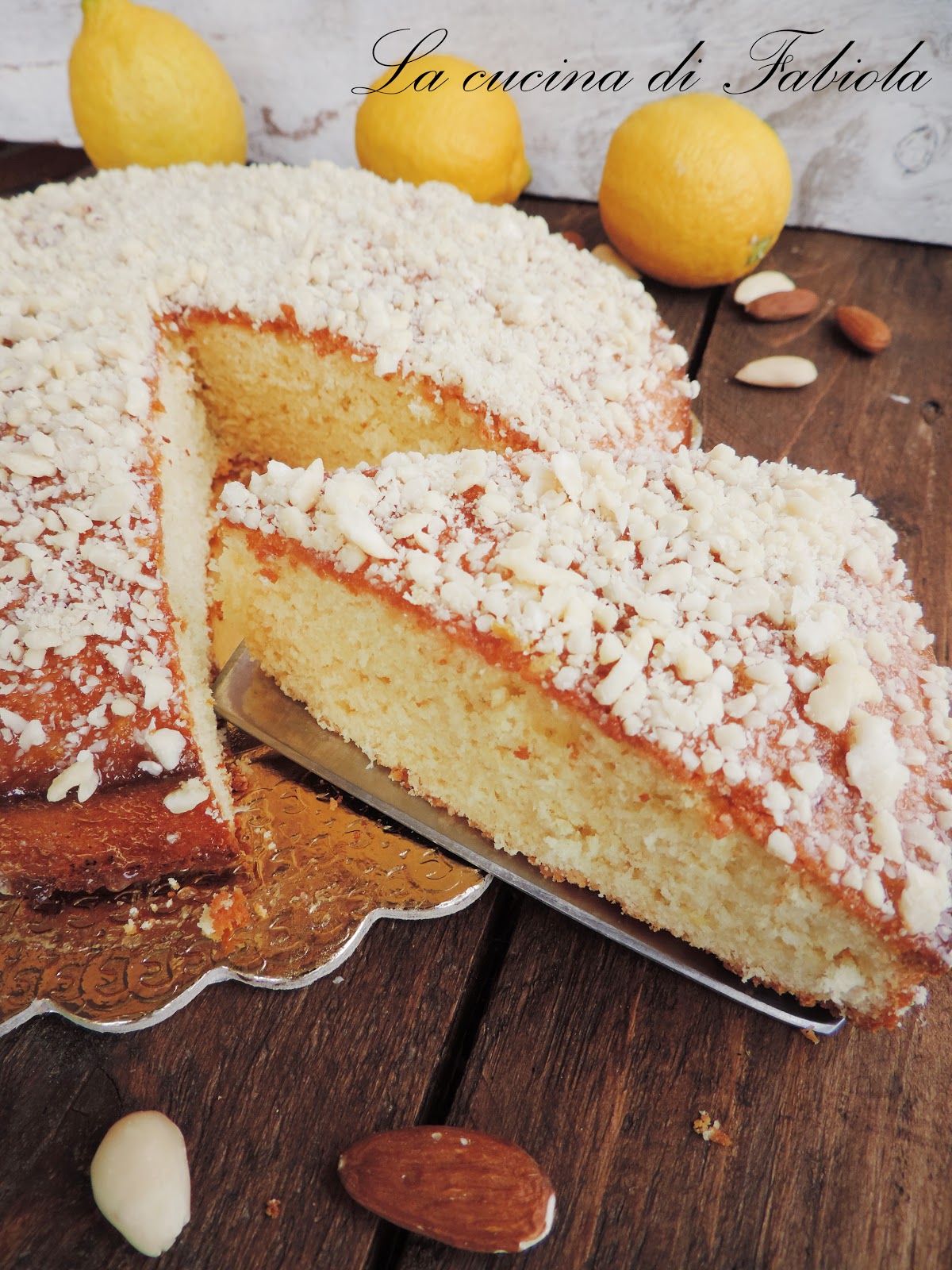 Pan di limone alle mandorle | La cucina di Fabiola
