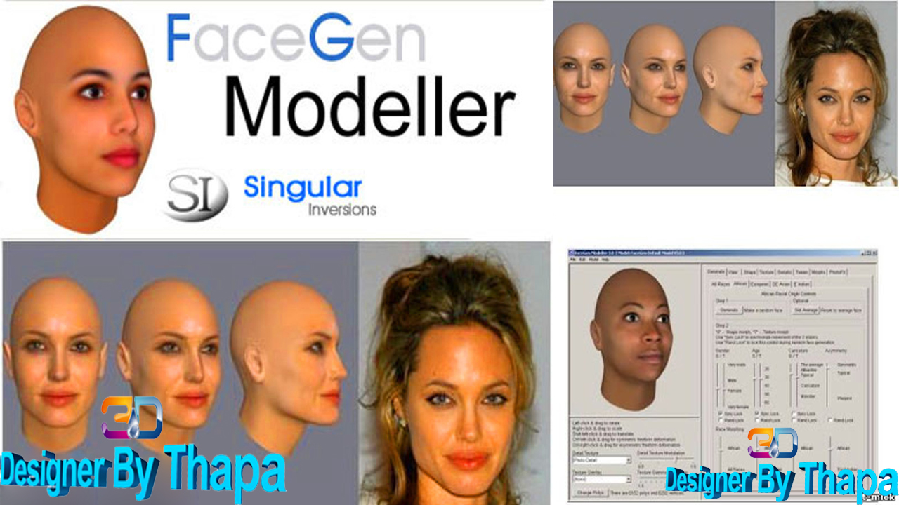 FaceGen Modeller 3.5.3 + Customizer 1.3.1 + Model Sets