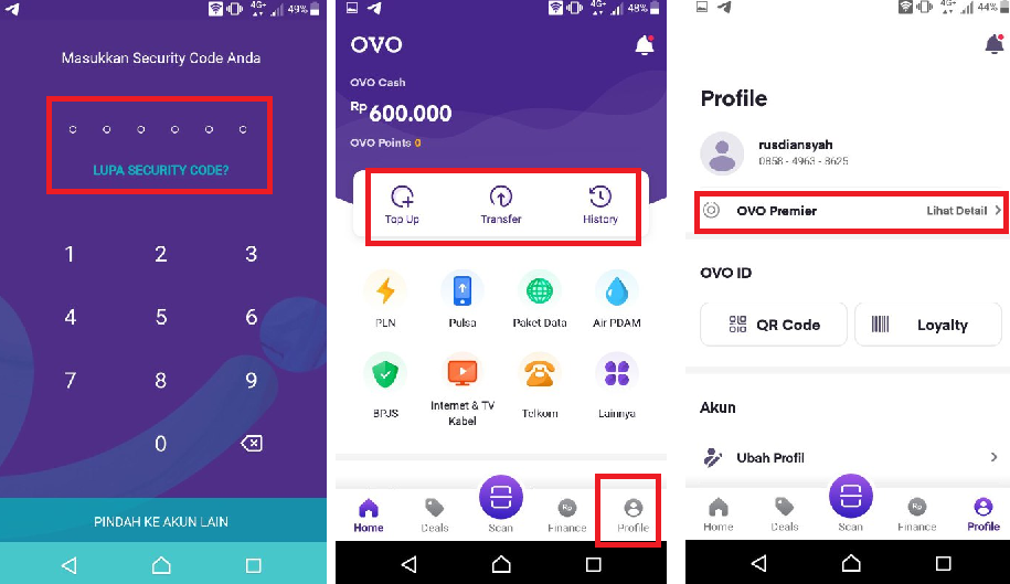 Cara Simple Upgrade OVO Menjadi Akun Premium - Manyasah Ilmu