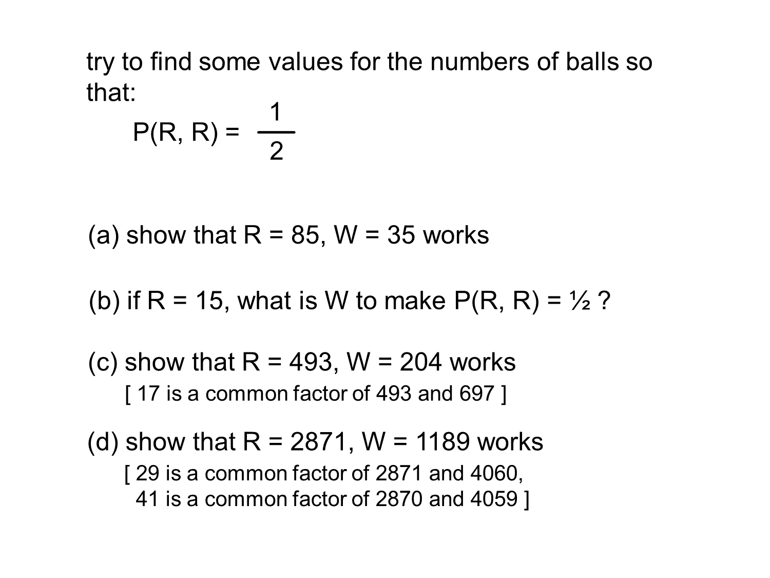 MEDIAN Don Steward mathematics teaching: two reds fair game