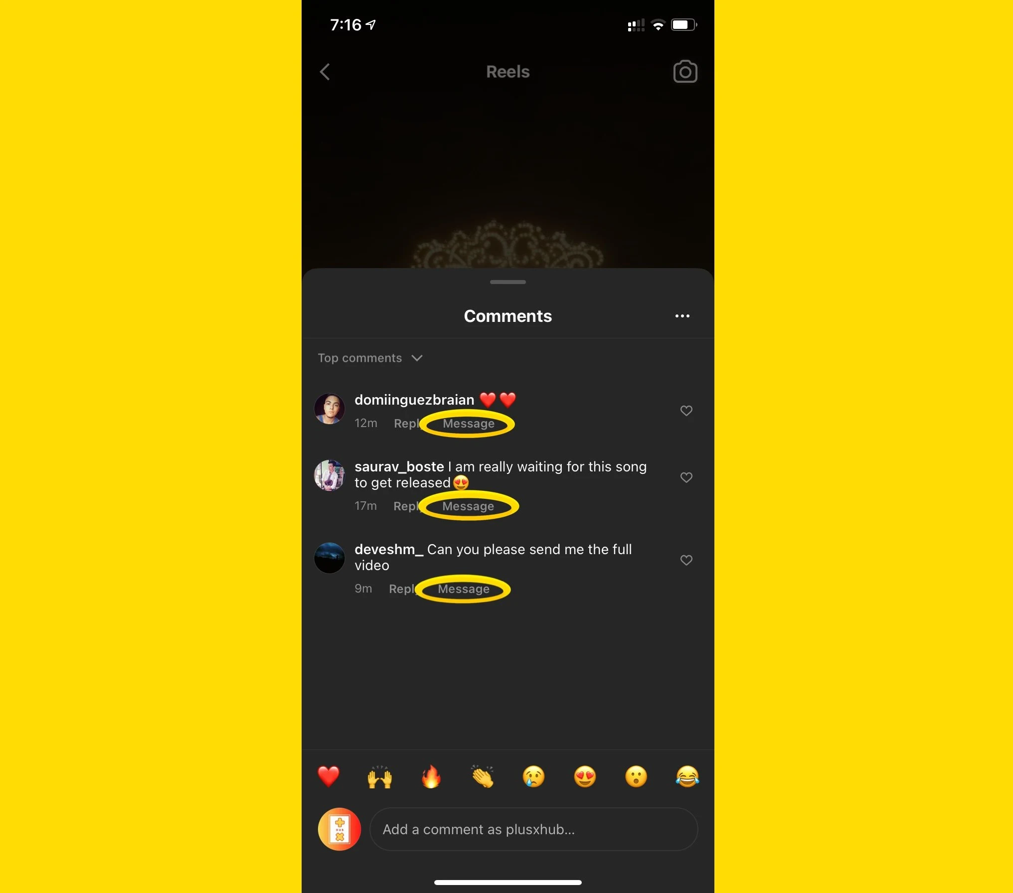Instagram Testing to Introduce a “Message” Feature Under its Posts
