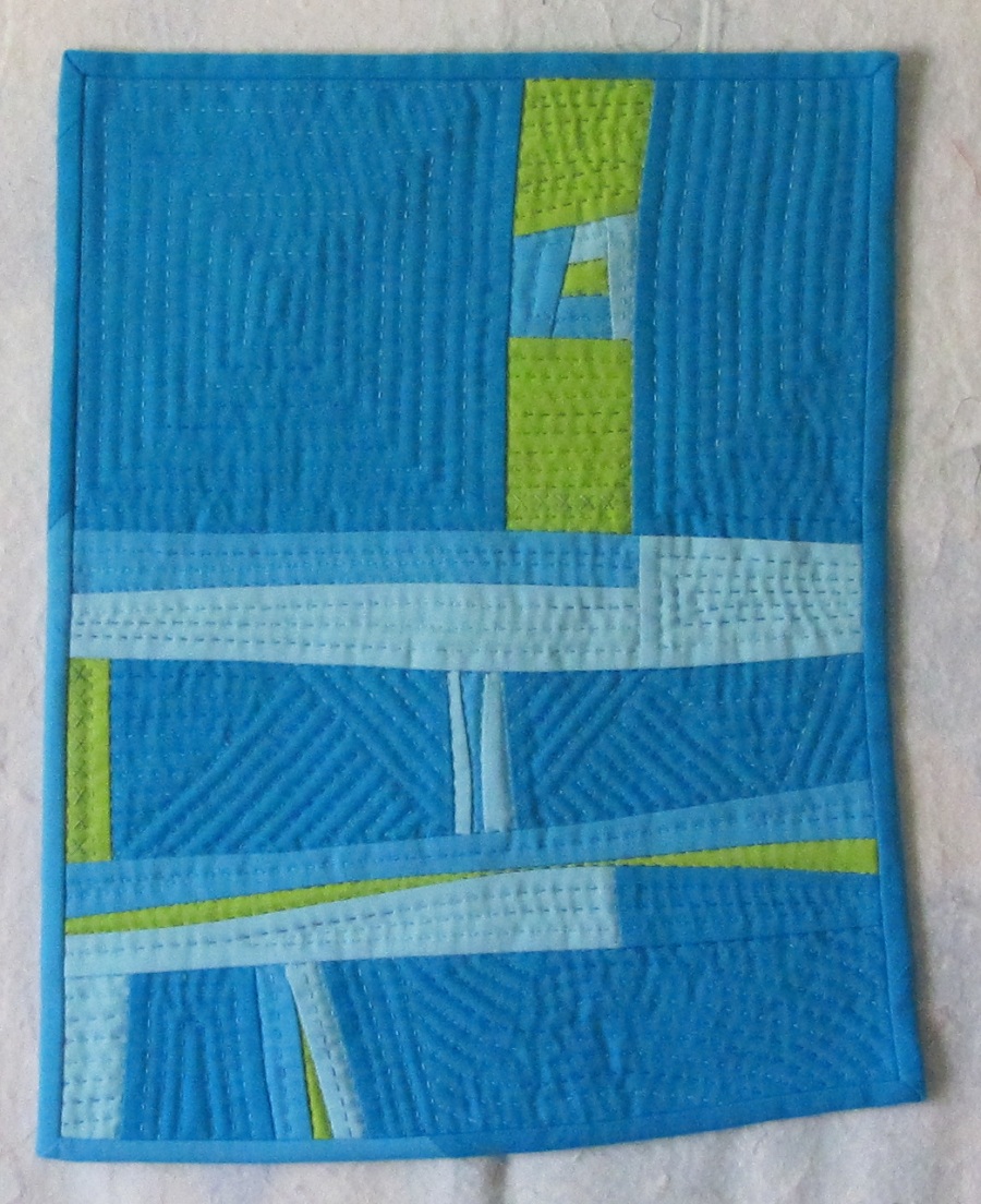 Alamosa Quilter: Non Pattern Pattern Mini Quilt