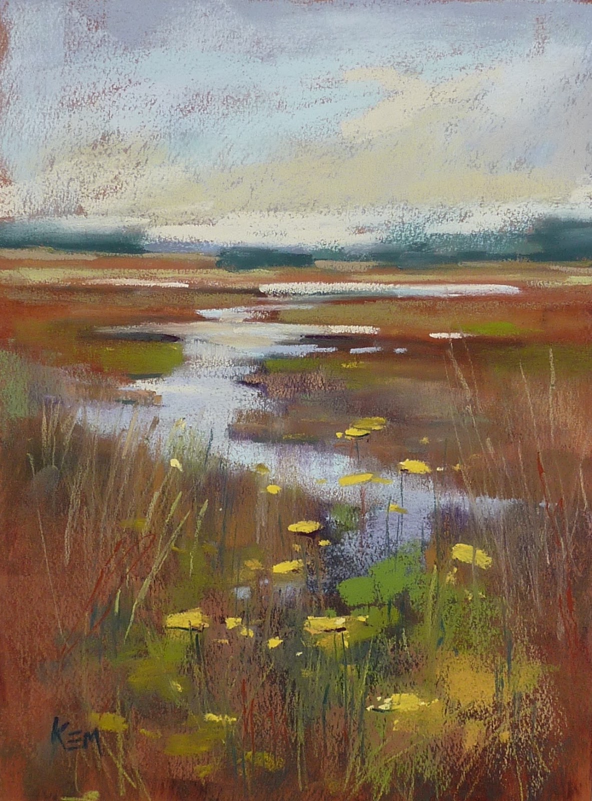 Painting My World: How to Paint Grass with Pastels...New YouTube Video