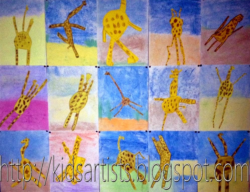 Kids Artists: Giraffes can't dance