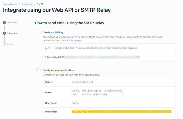 Under The Stairs: Setting up an SMTP Relay using SendGrid