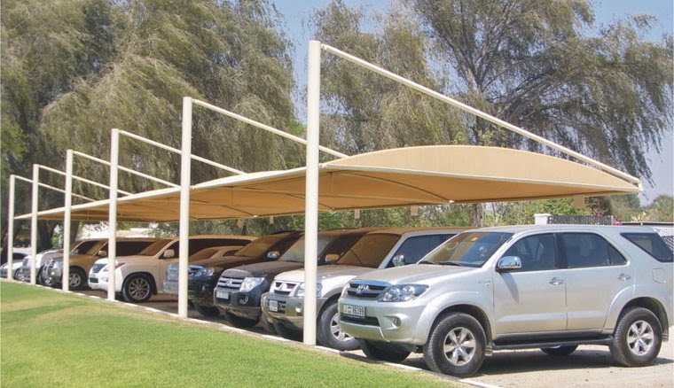 Cantilever Shade - Cantilever Top Support Parking Shade : Cantilever ...
