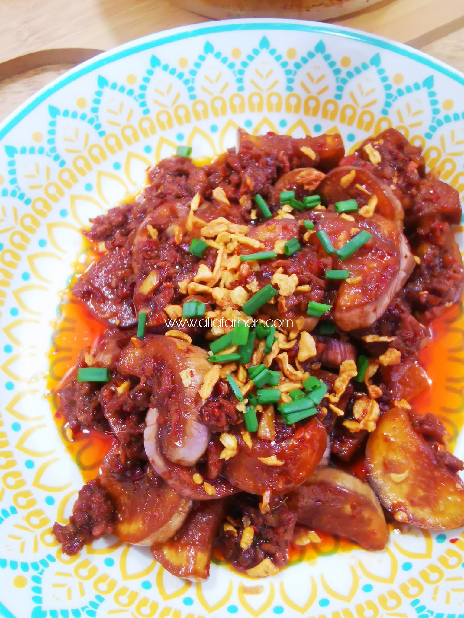 Resipi : Daging Cincang & Terung Pedas Chinese Style | ALIA FARHAN