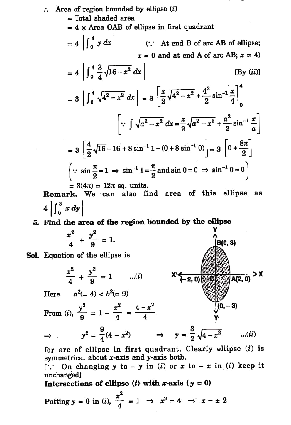 Applications of integrals class 12 math - Studypur