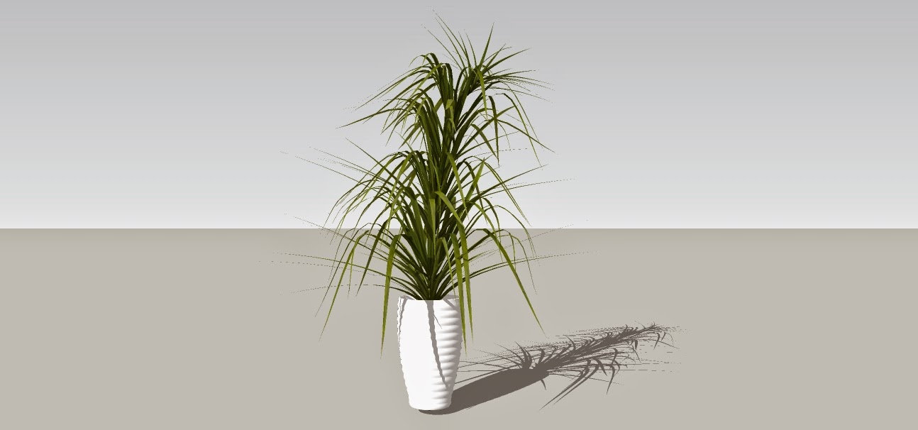 Download sketchup component free (Plant in a pot #1) ~ Lingkaran Desain