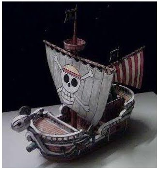 One Piece: Going Merry Ship Paper Model | Paperized Crafts