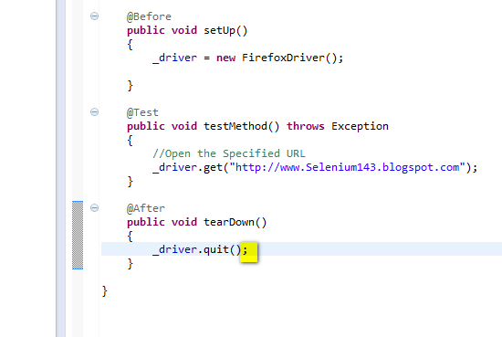 Selenium By Arun 293 Quit Selenium Webdriver Method For Closing The Test Browser Window