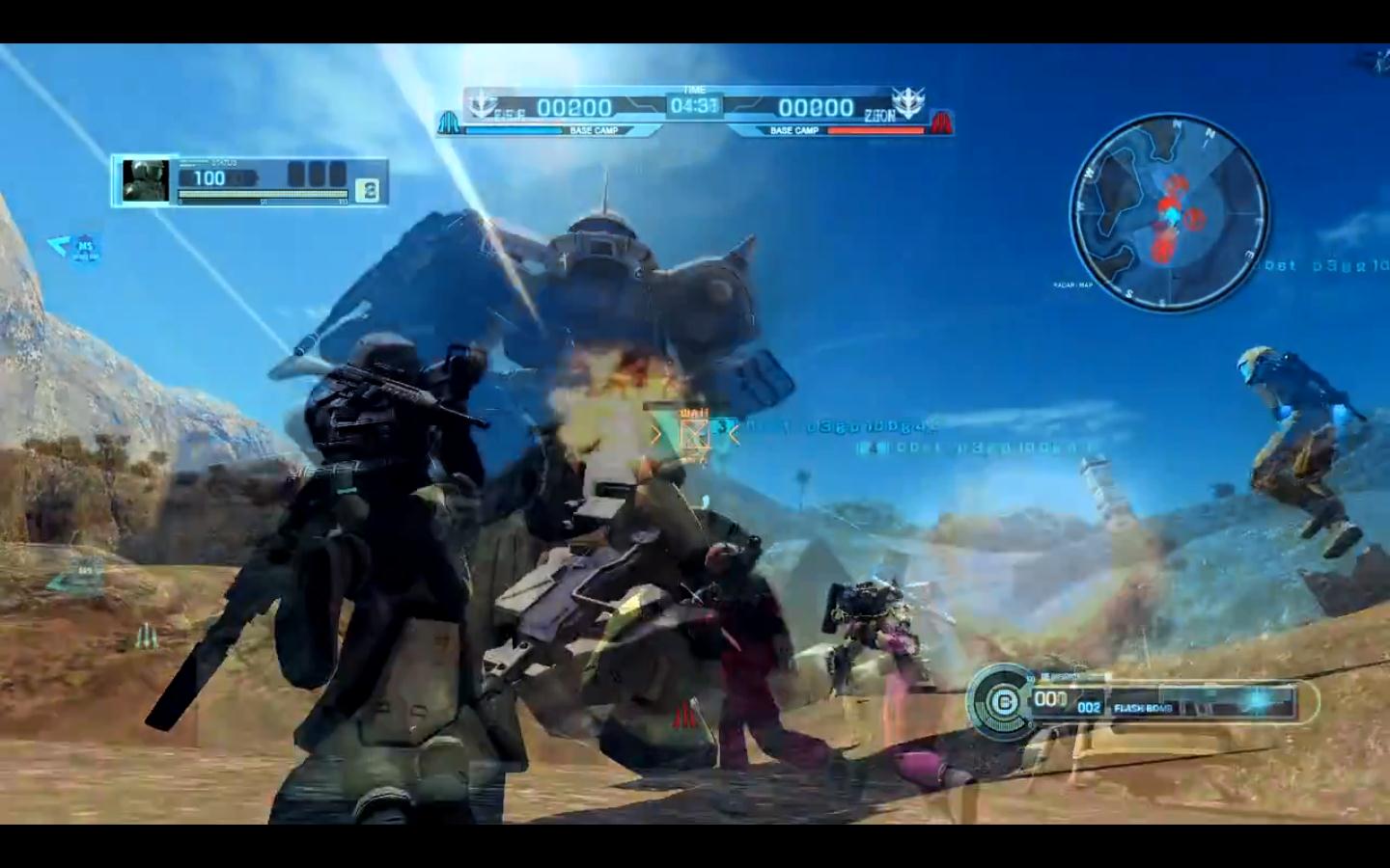 Mobile Suit Gundam Battle Operation for PS3 - ingame screenshots and ...