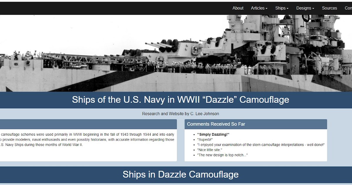 oldSarges Wargame and Model blog: USN Dazzle paint schemes for WW2 ...