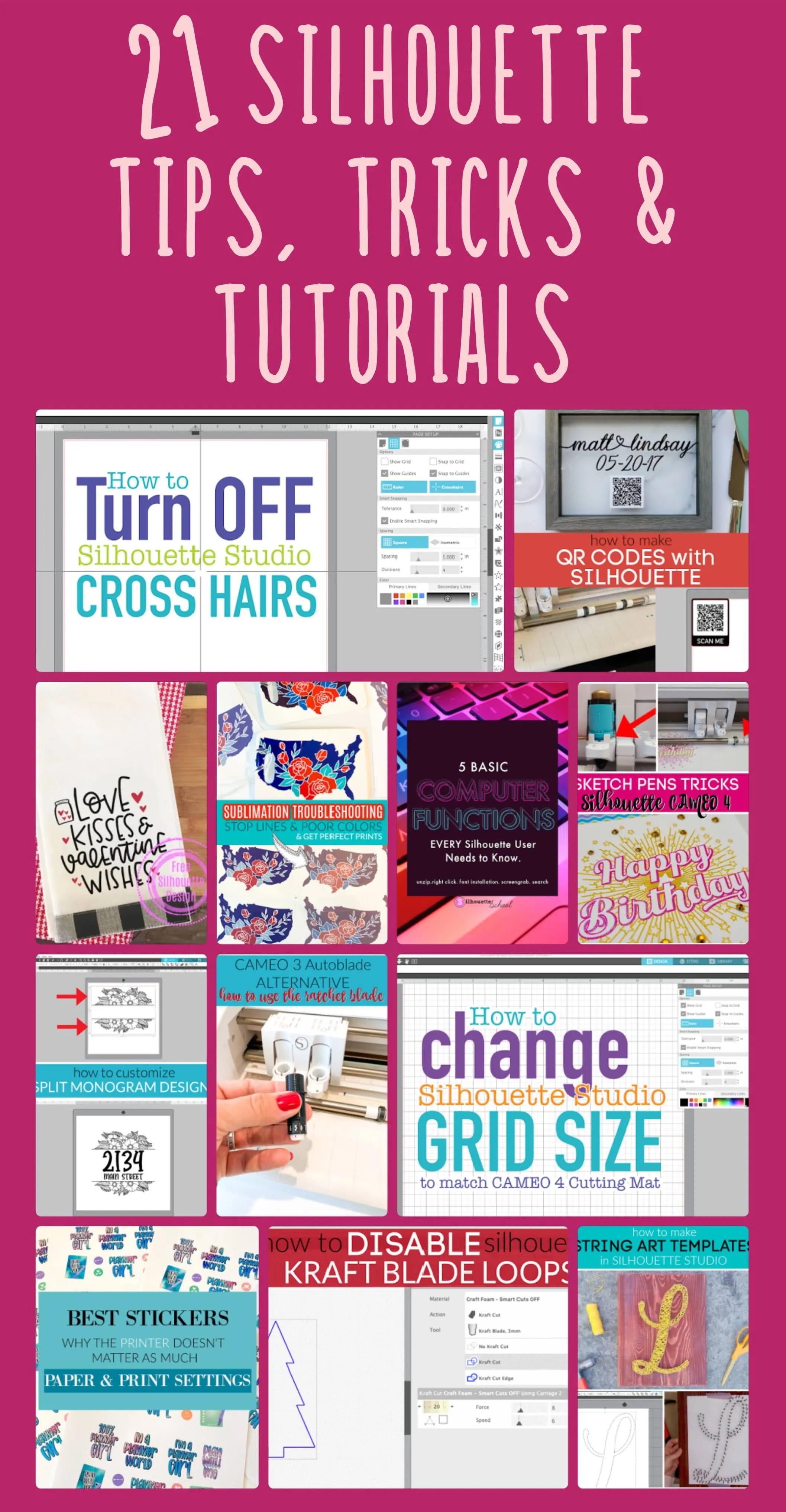 21 Silhouette Tutorials That You Can't Craft Without! (January 2021 ...