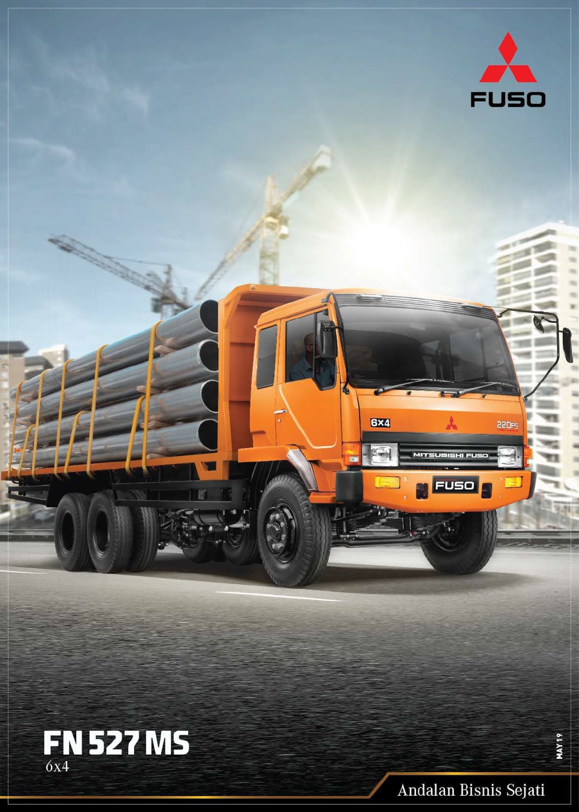 Mitsubishi Fuso FN 527 MS - 220 PS - 6x4 >> Hp / WA : 0821.1385.1389