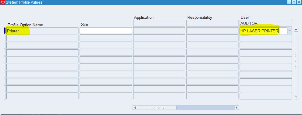 Oracle Application's Blog: Printer Profile option in oracle apps