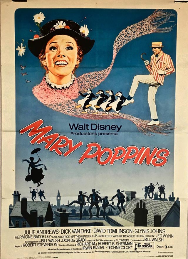 Animated Film Reviews: Mary Poppins (1964) - The Peak of Walt Disney's ...
