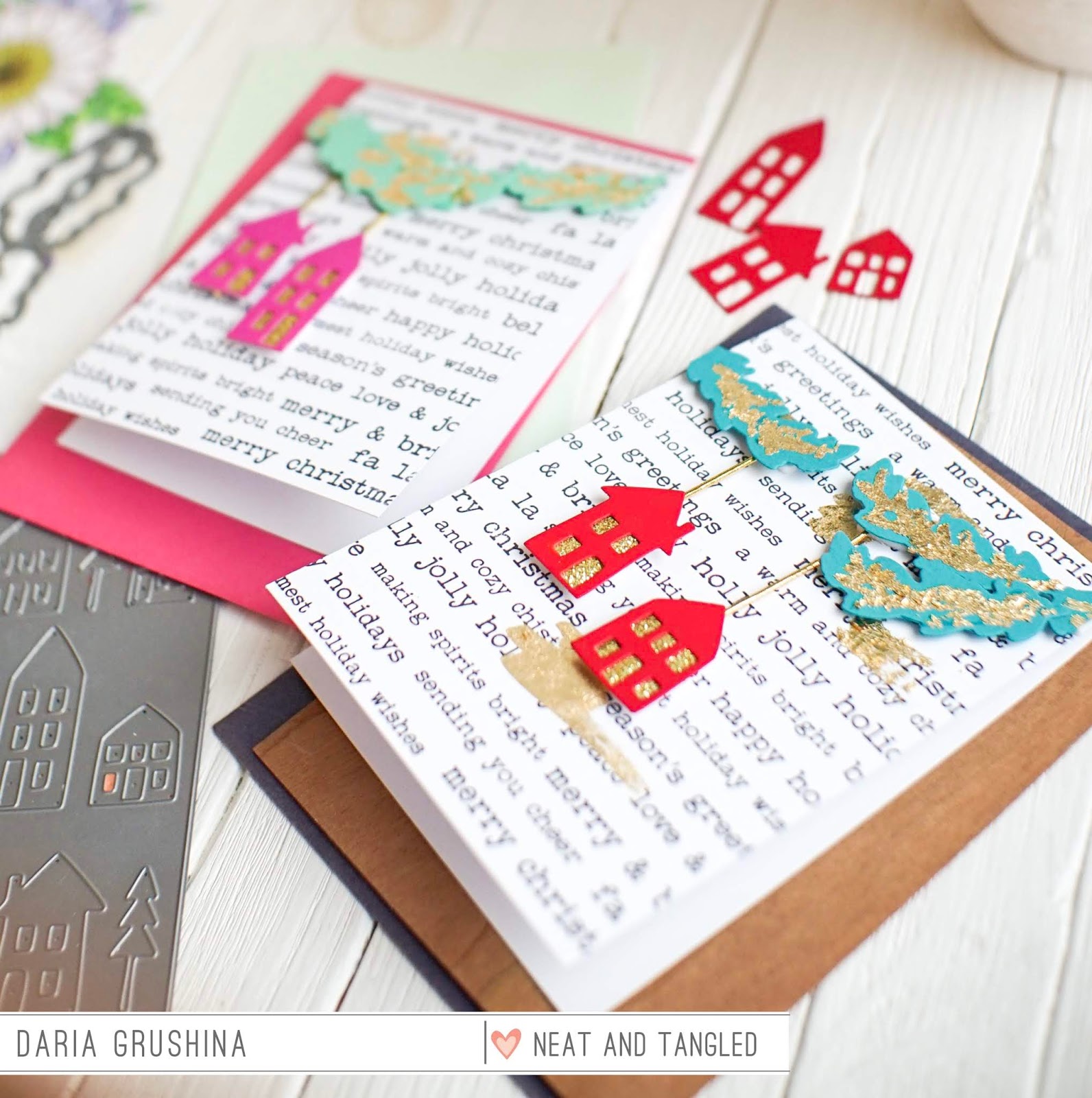 Christmas Ornaments Cards with Daria - Neat and Tangled