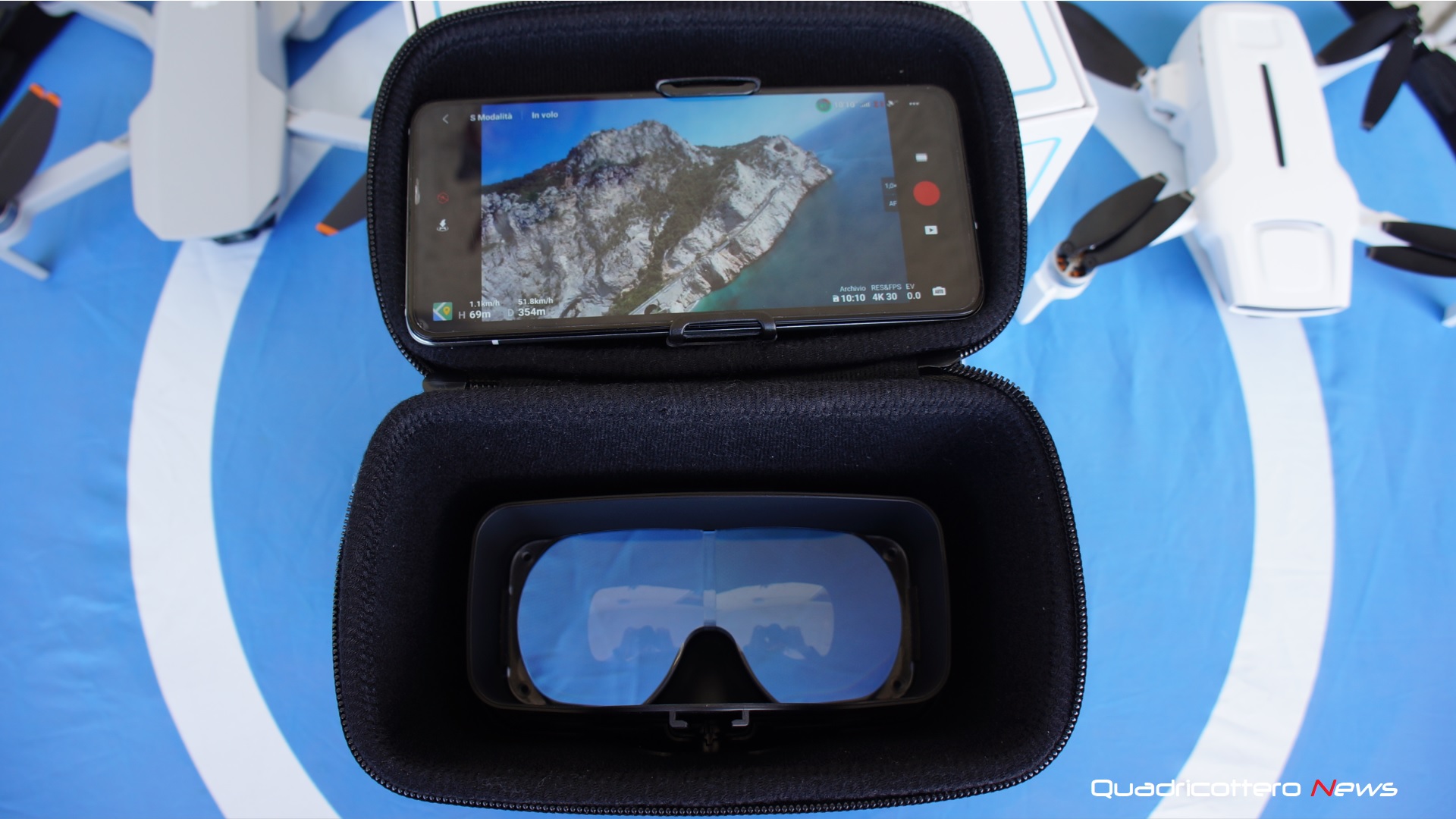 Con MagiMask piloti in FPV qualsiasi drone dotato di app ...