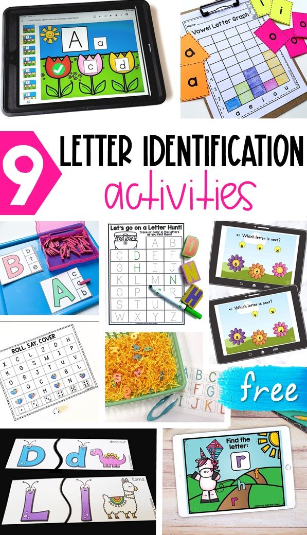 Flower Garden Letter Match - Recipe for Teaching
