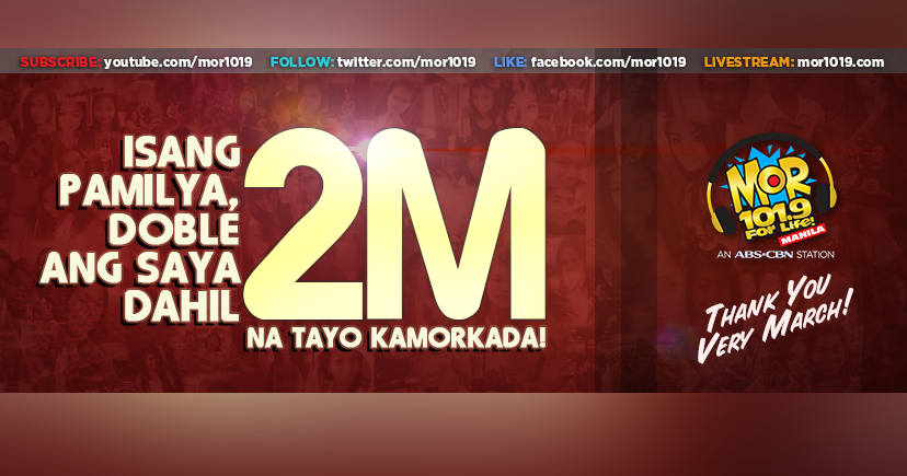 MOR 101.9 For Life Reaches 2 Million Followers - RadioNowOnline.com