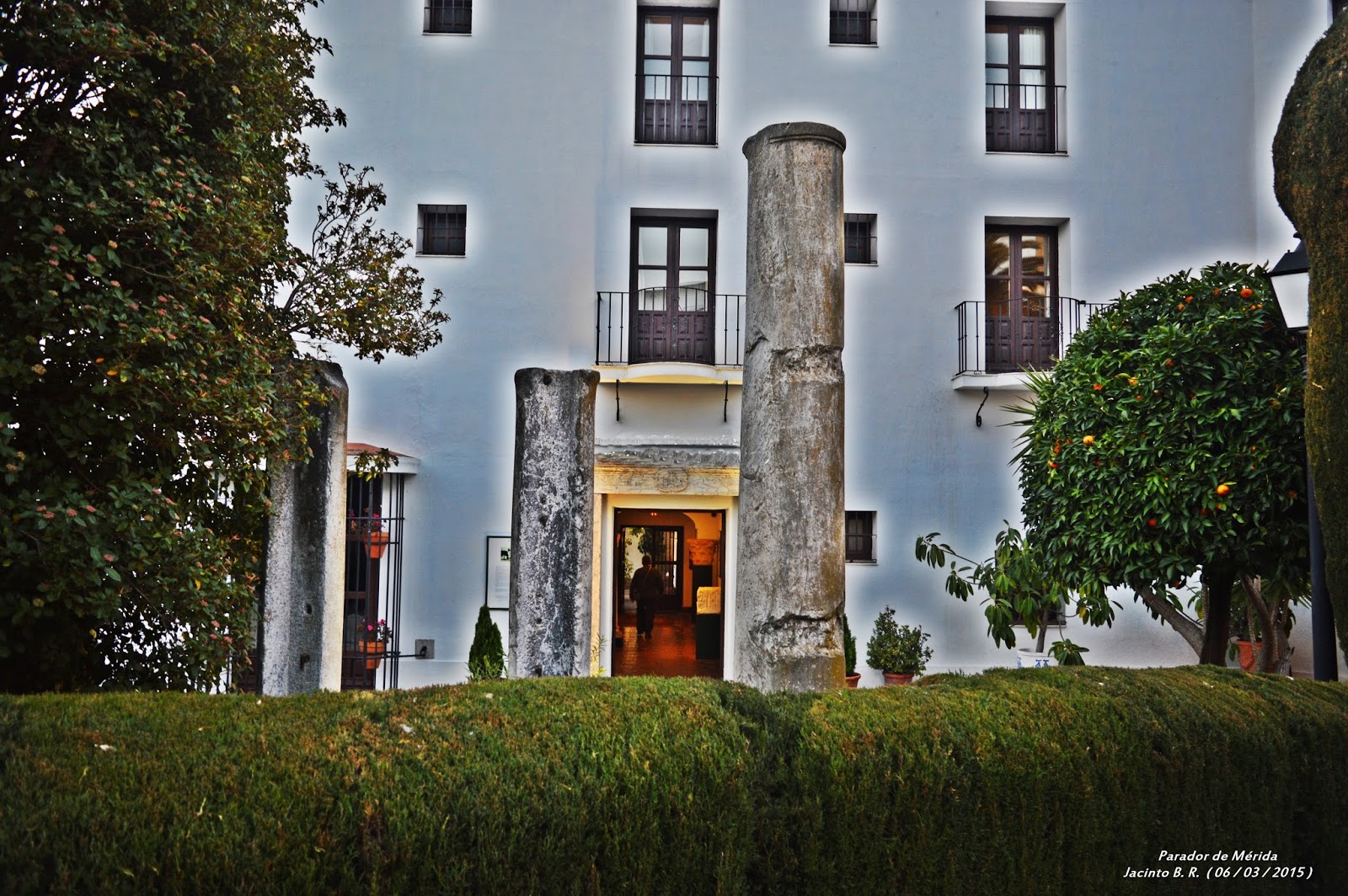 Trochando por Extremadura y alrededores: MÉRIDA, PARADOR NACIONAL DE ...
