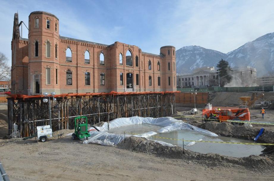 New Temple in Provo: Aerial Views and Garage Demolition