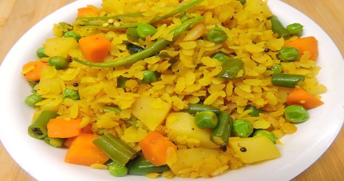 Vegetable Poha Recipe | Poha Dish