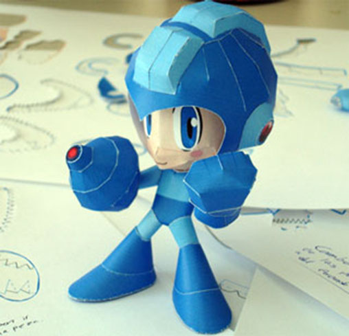 Mega Man Papercraft | Paperized Crafts
