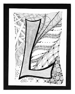 Zentangle - Time To Tangle: Tangled Letters - Saturday February 20!