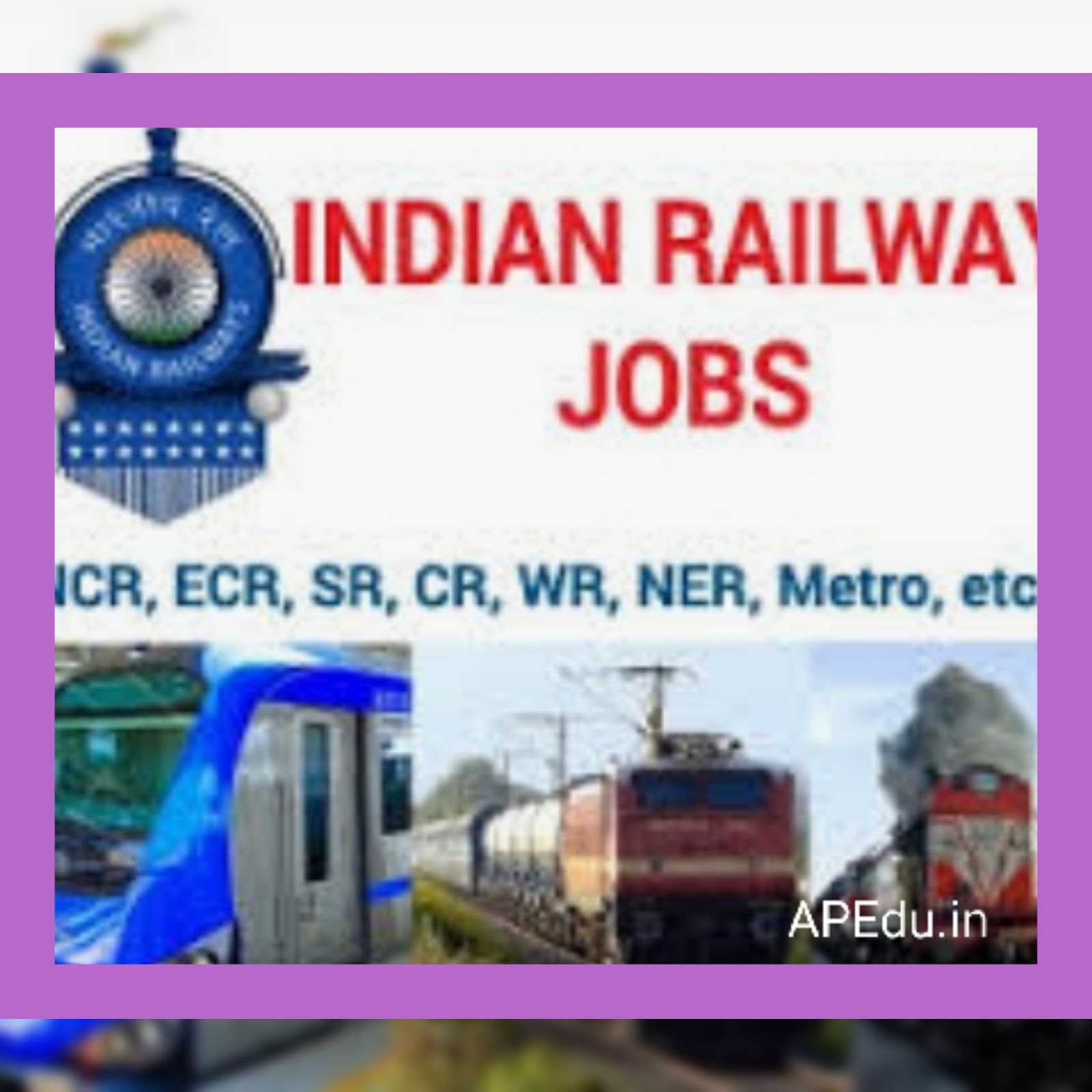Railway Recruitment Cell (RRC) is seeking applications to fill the ...