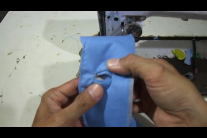 tutorial membuat lubang kancing bobok jas blazer wanita