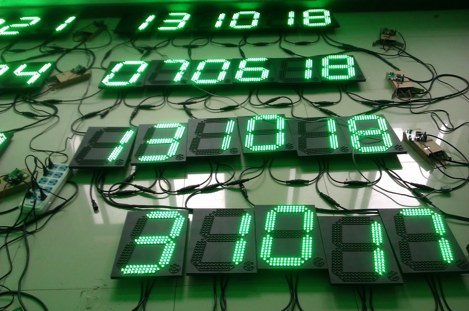 PetroLed: 7 Segment Led Digit, Outdoor Price Sign, Led Number Display Board