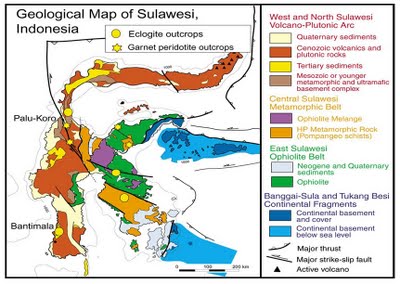 The Geology of Sulawesi Island