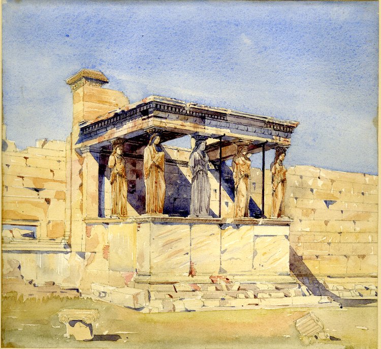 Spencer Alley: Picturesque Athens - Painted Views - Nineteenth Century