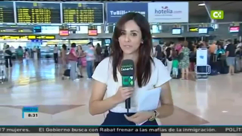 Bellas Presentadoras Canarias: MIRIAM... REPORTERA TV CANARIA