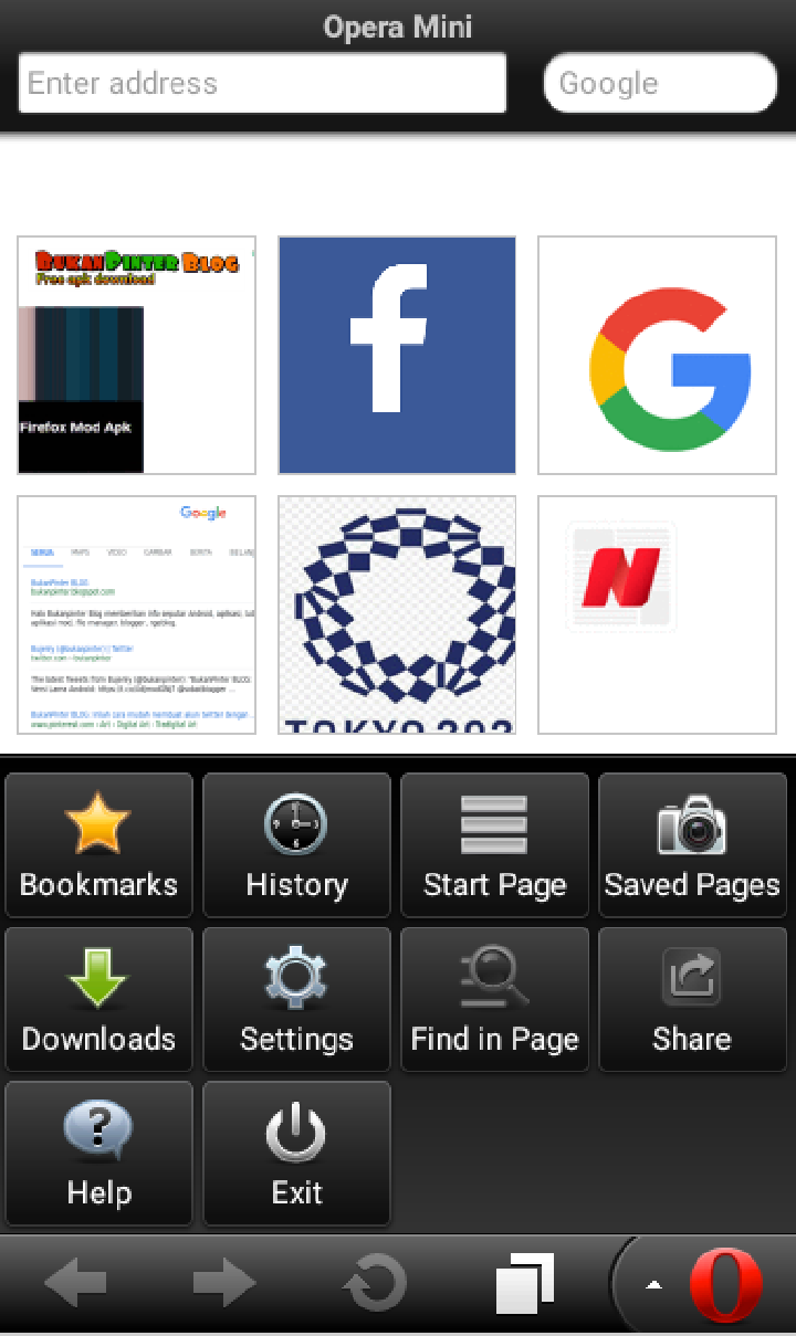 Download Opera mini java jar all original versions