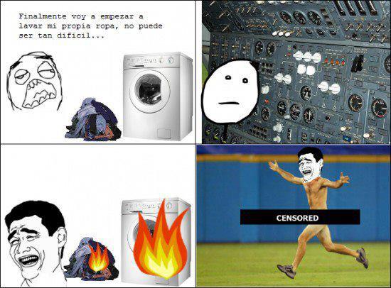 Lavando la ropa ~ Meme Abuse
