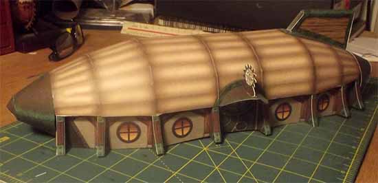 Airship Pub Paper Model | Paperized Crafts
