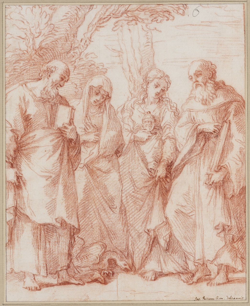 Spencer Alley: Red Chalk – Italian Drawings – 1675-1700