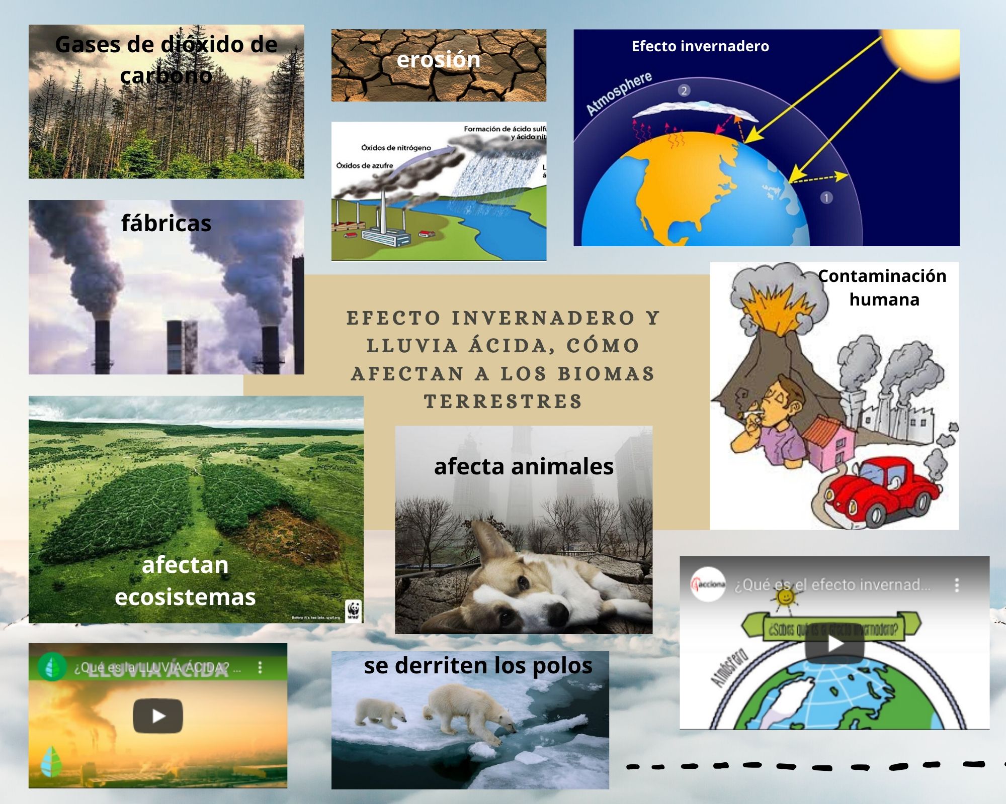 Lluvia Ácida y Efecto Invernadero