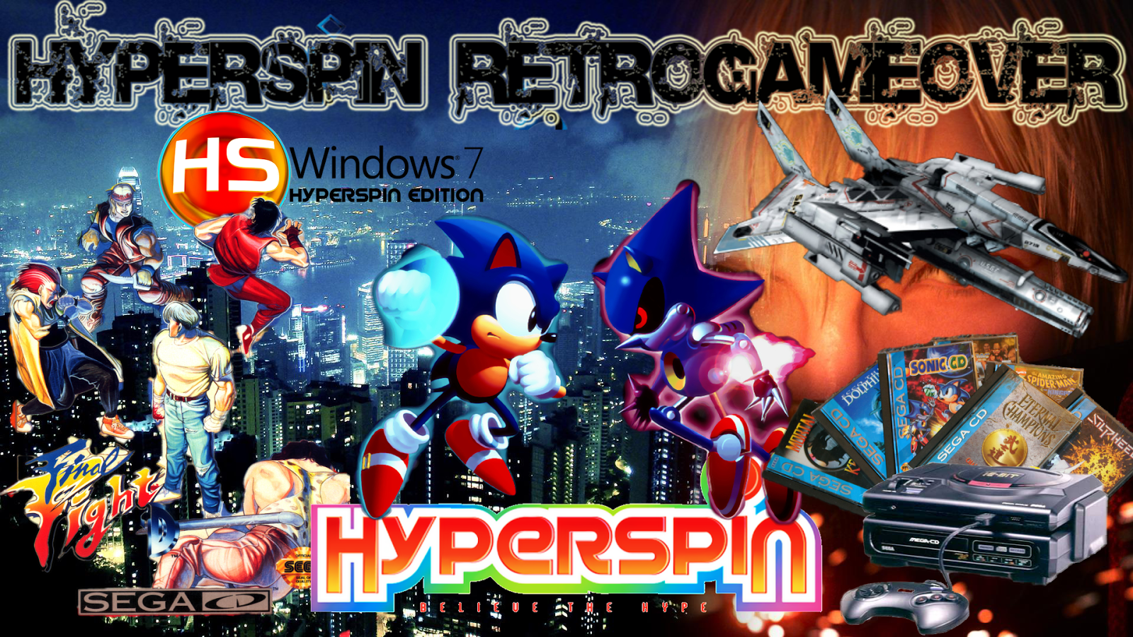 HyperSpin RetroGameOver: HYPERSPIN SISTEMAS
