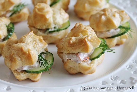 Vaaleanpunainen Nonparelli: Tuulihatut (myös gluteeniton)