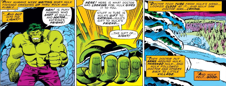 The Peerless Power of Comics!: None Are So Blind...!