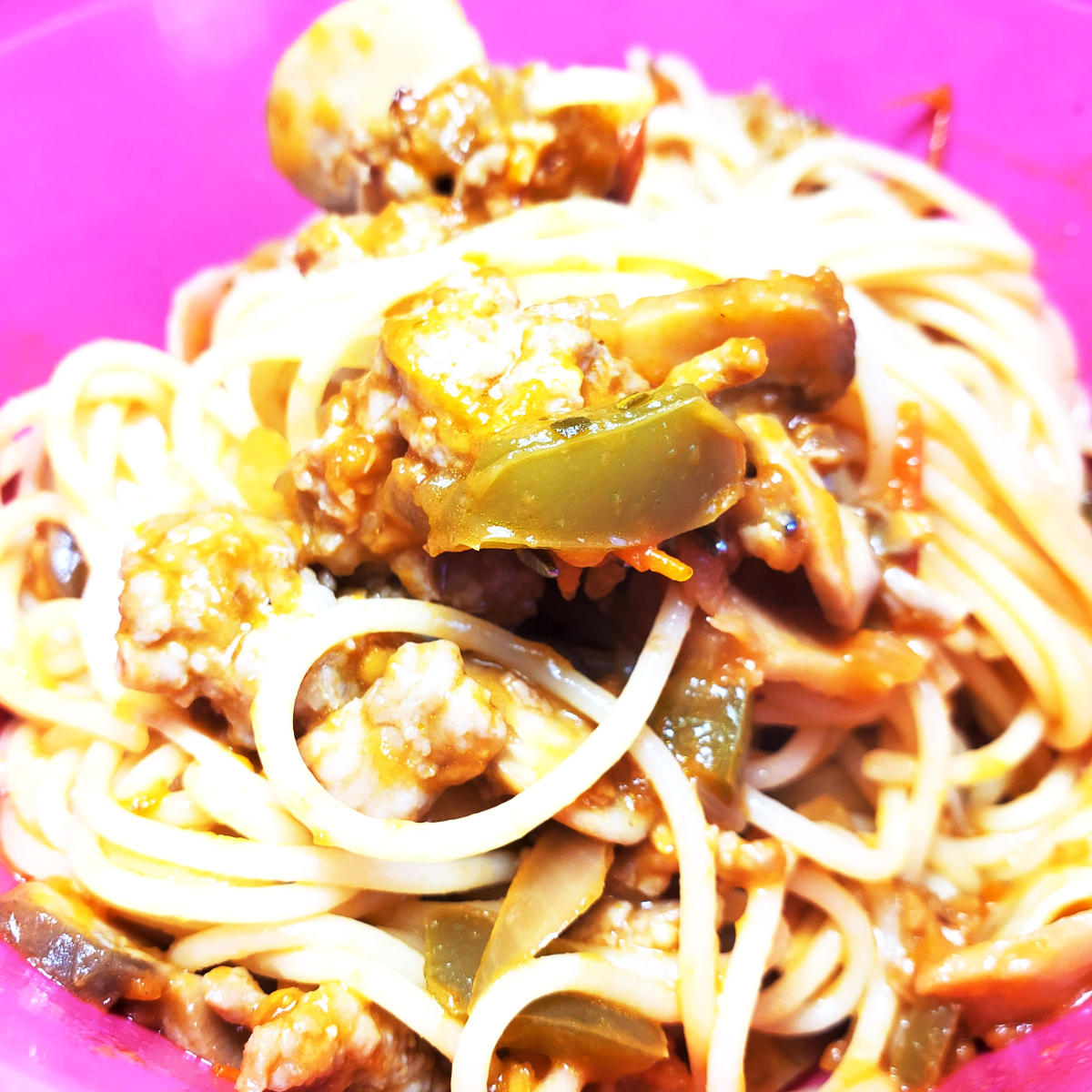 Spicy Sauce Spaghetti