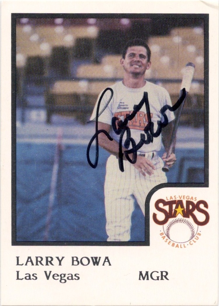 1986 PROCARDS PROJECT: LARRY BOWA