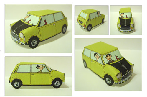 Mr. Bean's Mini Paper Toy | Paperized Crafts