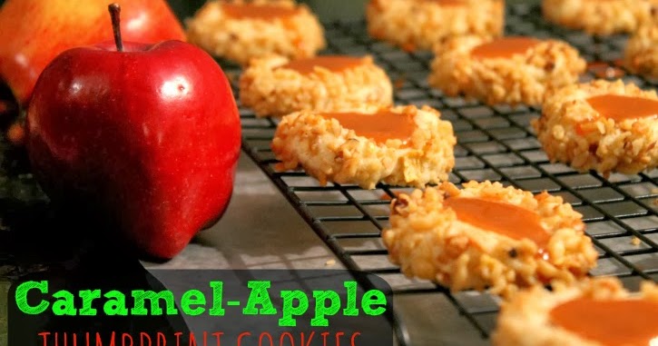 Hungry Harps: Caramel-Apple Thumbprint Cookies
